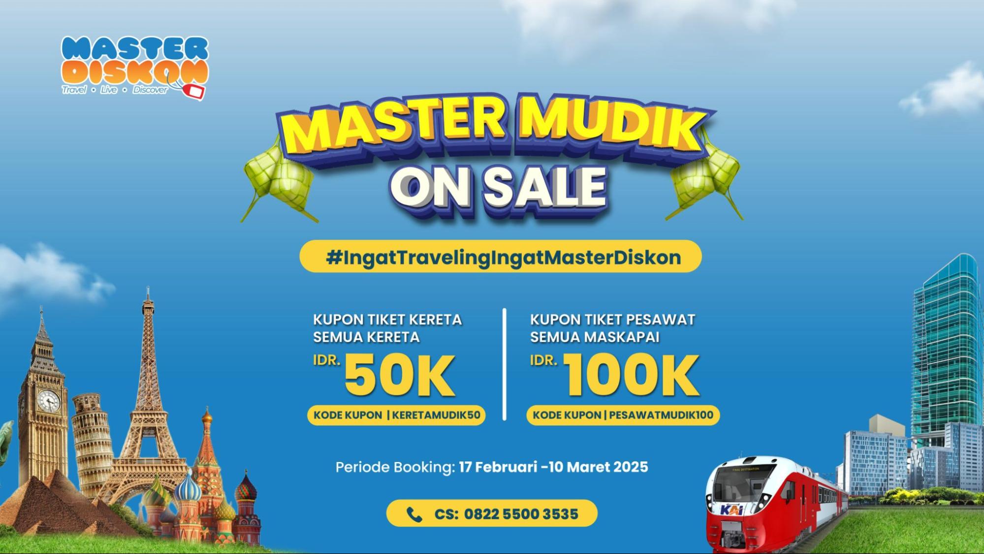 Mudik Nyaman dan Hemat: Dapatkan Diskon Tiket Pesawat dan Kereta Api di ...